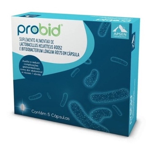 Probiótico Probid Com 5 Cápsulas Suplemento Alimentar | Shopee Brasil