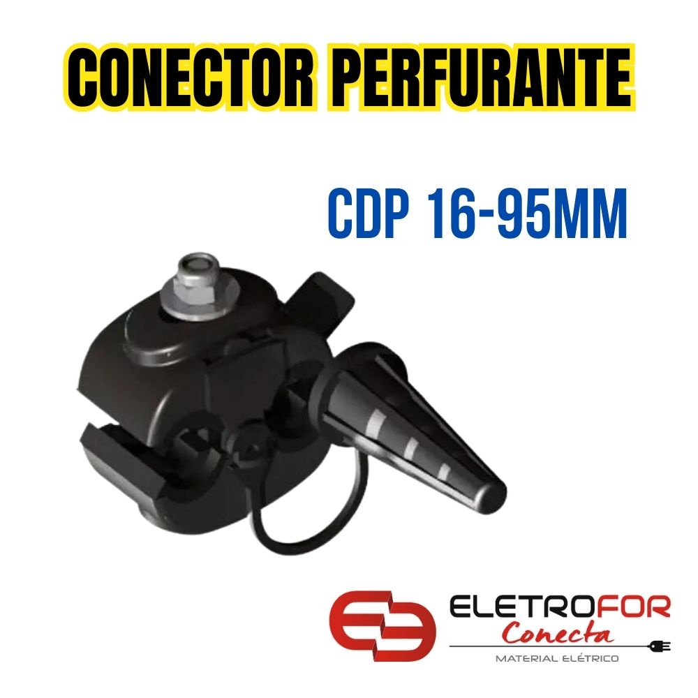 CONECTOR DE DERIVAÇÃO PERFURANTE CDP 16-95MM EMENDA PIERCING MCI ...