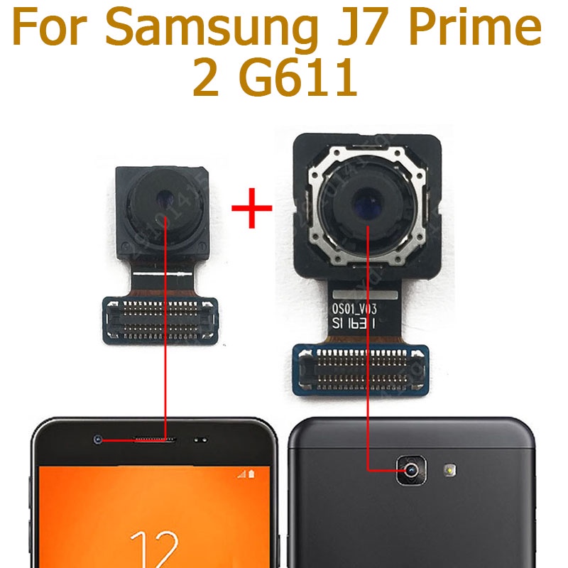 Câmera Dianteira Traseira Original Para Samsung Galaxy J5 J7 Prime 2 J8 J810 G570 G610 G611 ...
