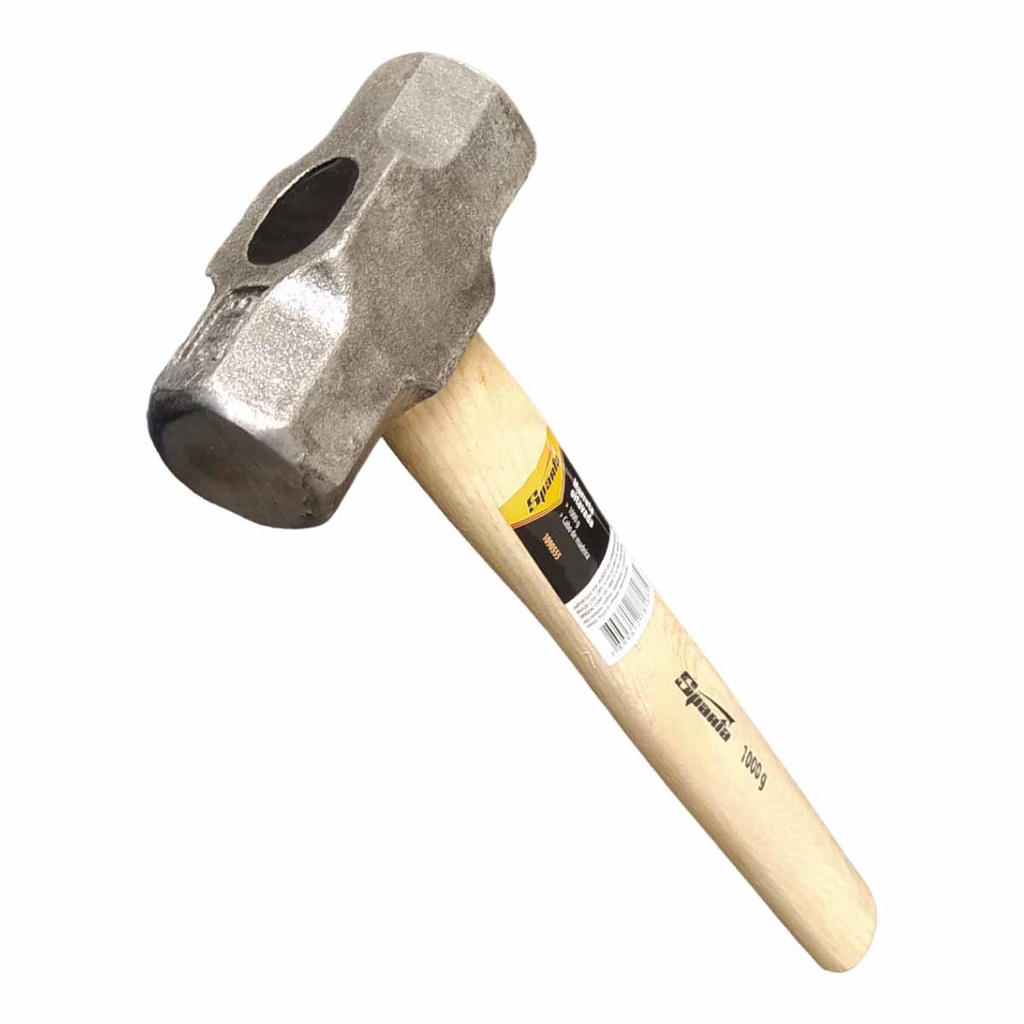 Marreta Oitavada Aço Forjado Cabo De Madeira 1 5kg Sparta Shopee Brasil