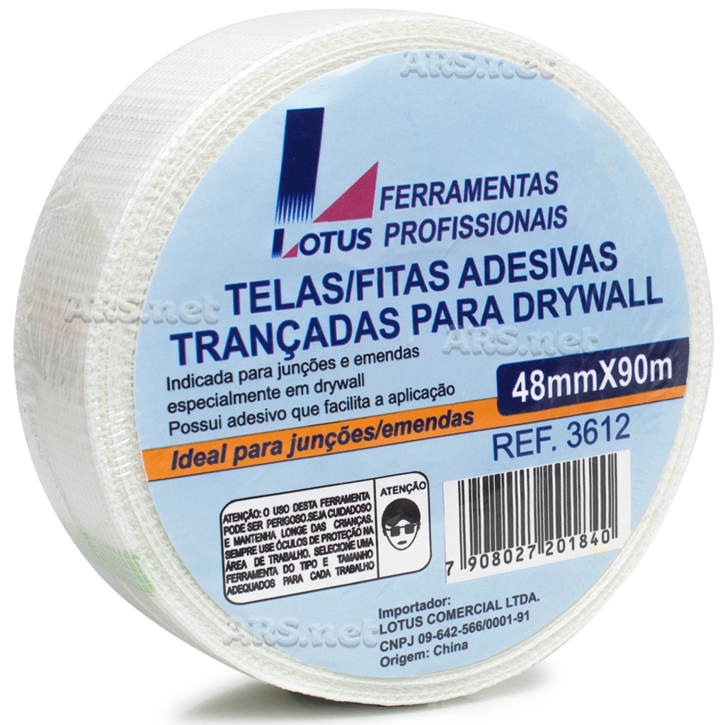 Fita Telada para Drywall 100 Metros, Isopor, Gesso 48 MM X 100 M p ...