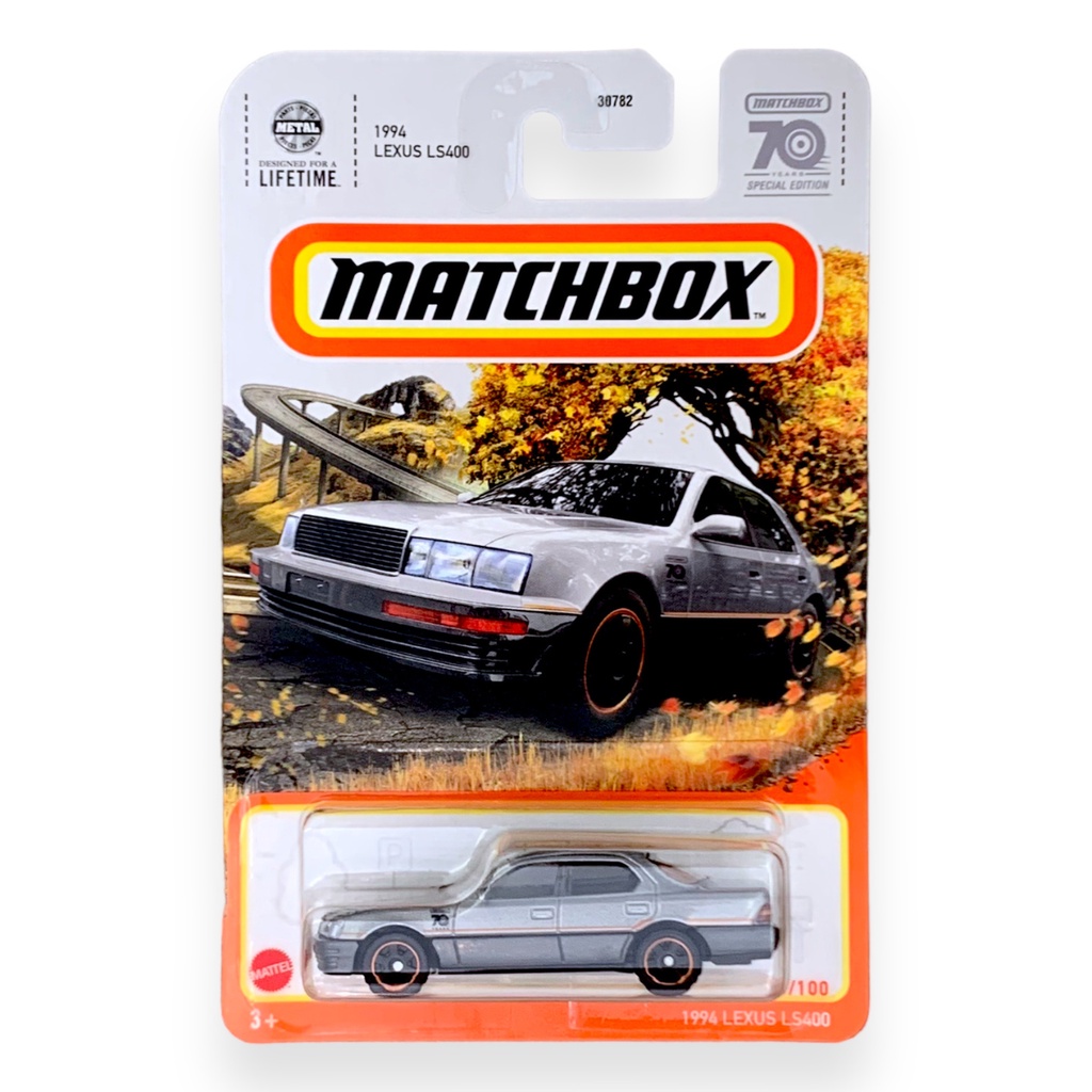 Miniatura Carro Matchbox 1994 Lexus LS400 - Edição Especial 70 Anos ...