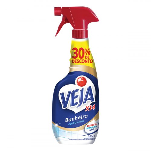 Limpa Banheiro Veja X-14 Spray 500ml | Shopee Brasil