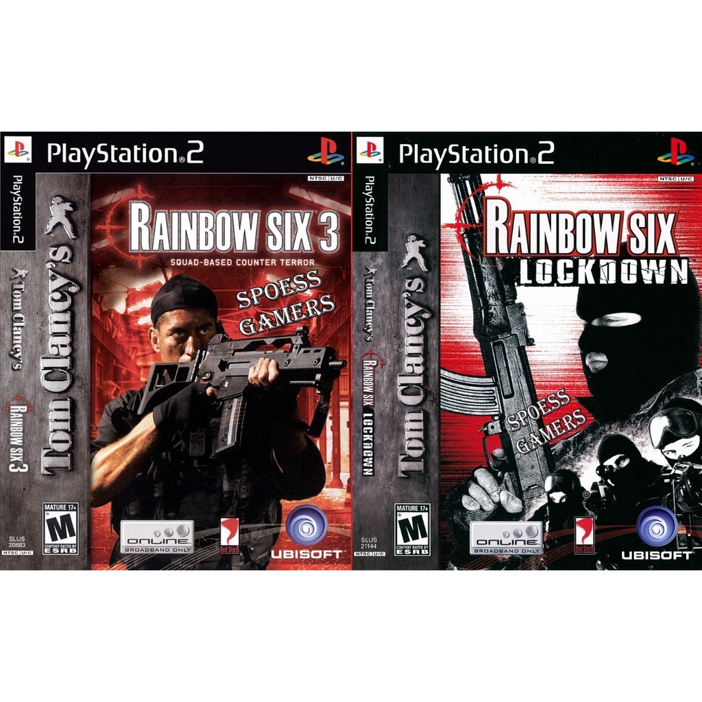 Jogo Ps 2 Tom Clancy's Rainbow Six Coleção (2 Dvds) De Ps2 | Shopee Brasil