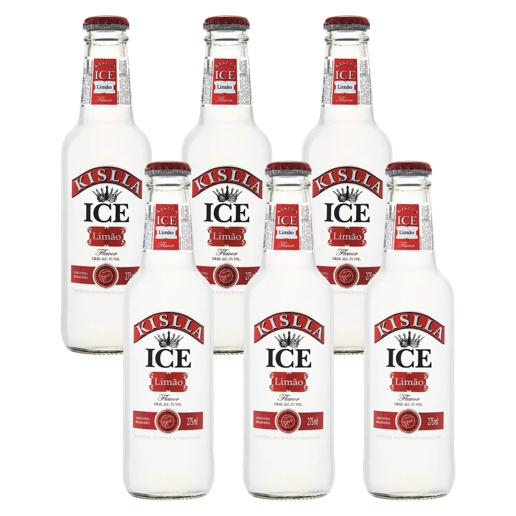 KIT 06 ICE KISLLA LIMAO 275ML | Shopee Brasil