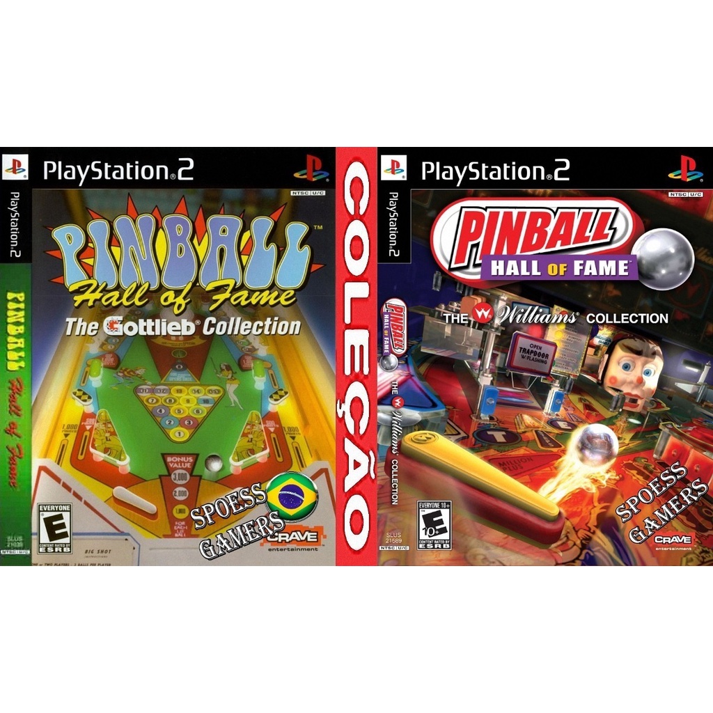 Jogo Pinball Ps2 Gottlieb + Williams (2 Dvds) Patch Ans | Shopee Brasil