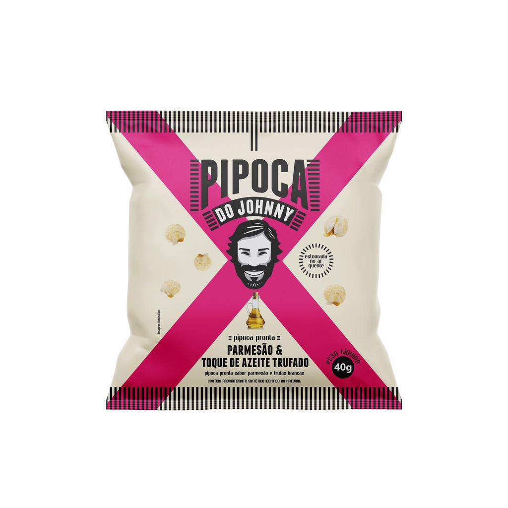 Pipoca Pronta Sabor Parmesão e Toque de Azeite Trufado 40g - Pipoca do ...
