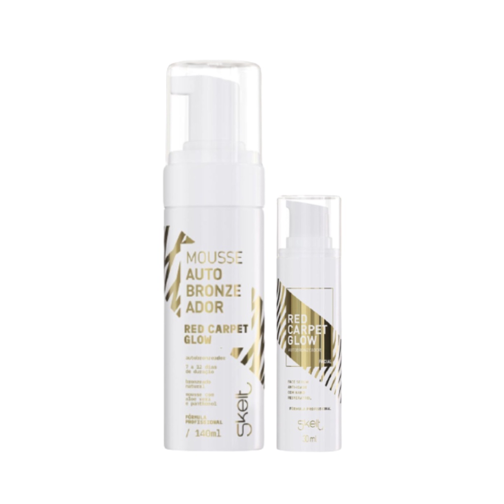 Kit Skelt AutoBronzeador Mousse+AutoBronzeador Facial | Shopee Brasil