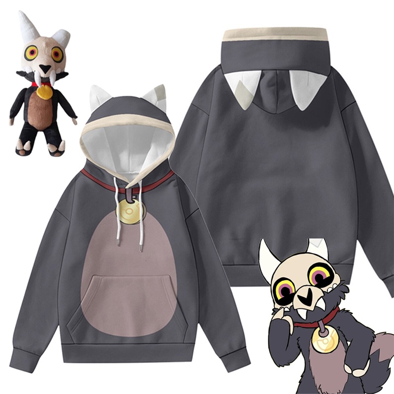 Owl House King Hoodie Cosplay Anime Pullover TOH Temporada 3 Sweatshirt ...