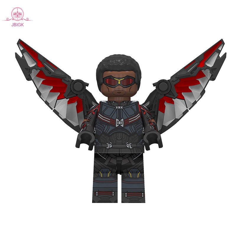 O Falcão E Soldado De Inverno Tijolo De Modelo LEGO Marvel | Shopee Brasil