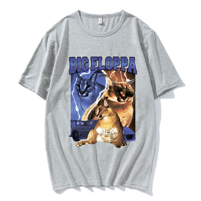 Camiseta Básica Big Floppa Lince Felino | Shopee Brasil