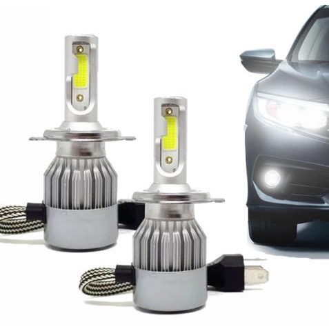 Kit Par Lâmpada Automotiva Super Led H1 H3 H4 H6 H7 H11 H13 H16 H27 HB3 9006 HB4 Farol De Carro ...