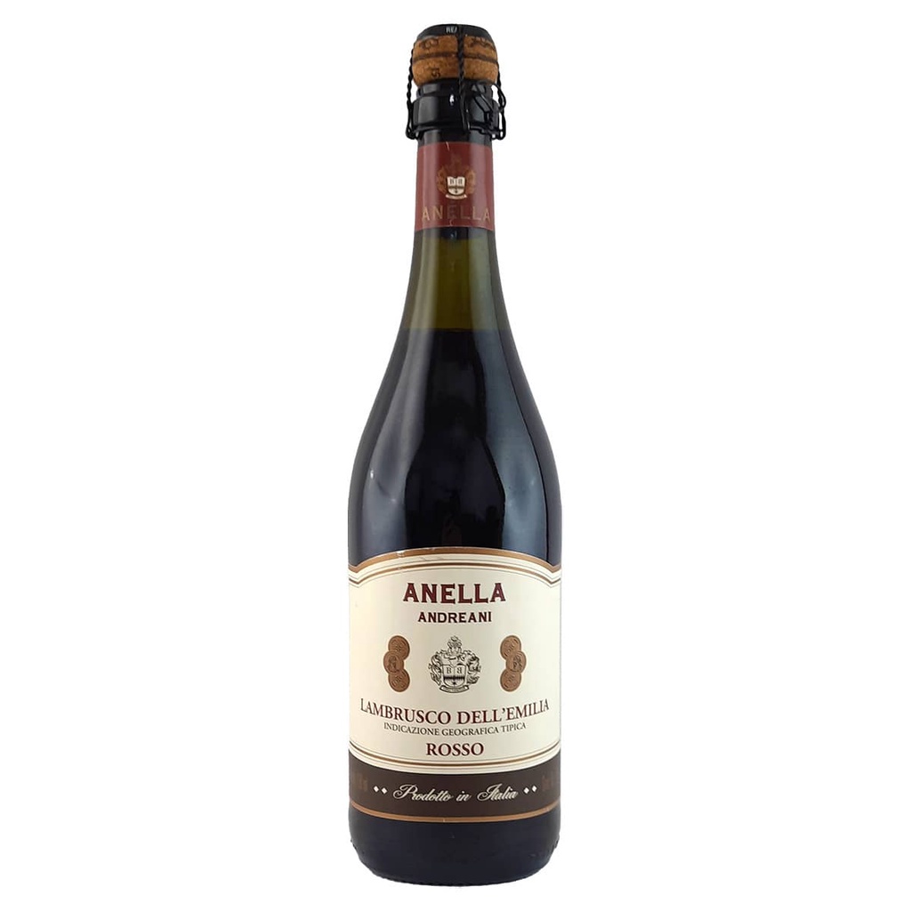 Vinho Anella Andreani Lambrusco Tinto Emilia Romagna - 750ml | Shopee ...