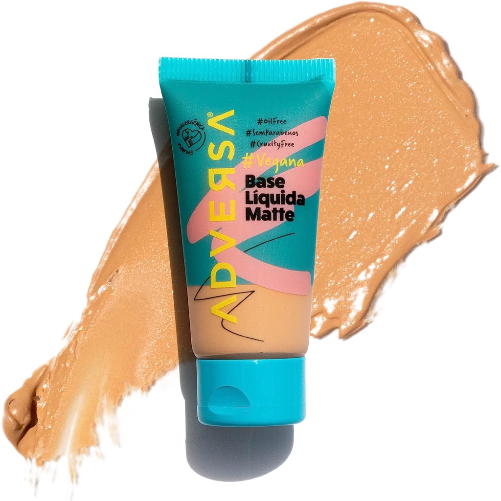 Base Líquida Matte Vegana - Cor 360 - ADVERSA | Shopee Brasil