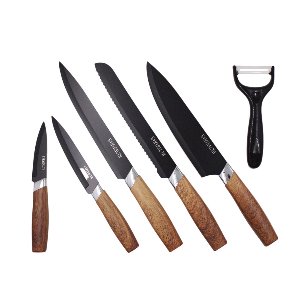 Kit de Facas Profissionais com Design Ergonômico de Qualidade | Shopee ...