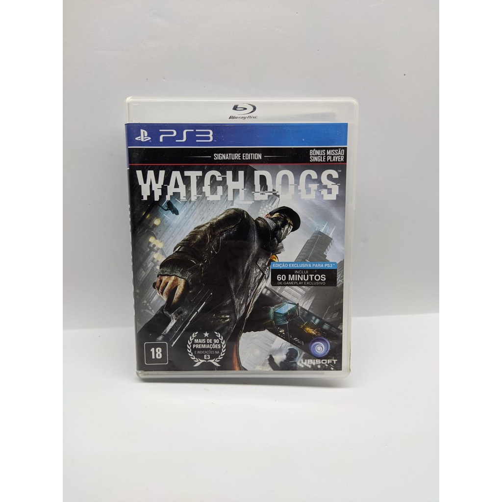 Jogo Watch dogs signature edition ps3 original | Shopee Brasil