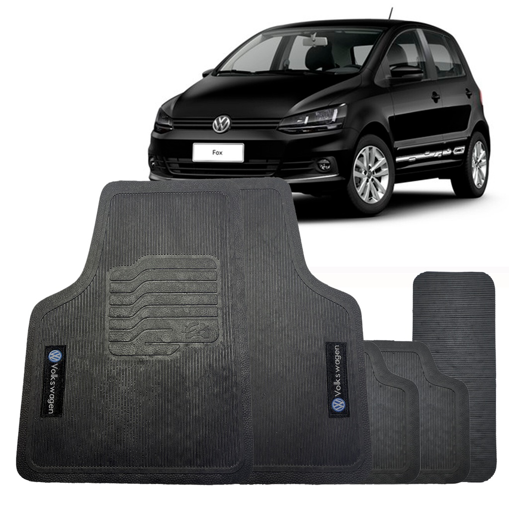 Jogo Tapete Fox 2017 2018 2019 2020 Borracha Logo VW Bordado | Shopee ...