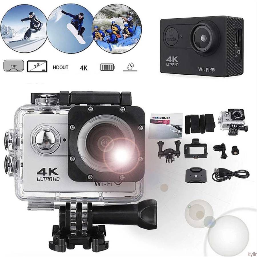 Câmera Ultra Action GO Cam Pro Sports FULL HD 4K 1080p À Prova D'água ...