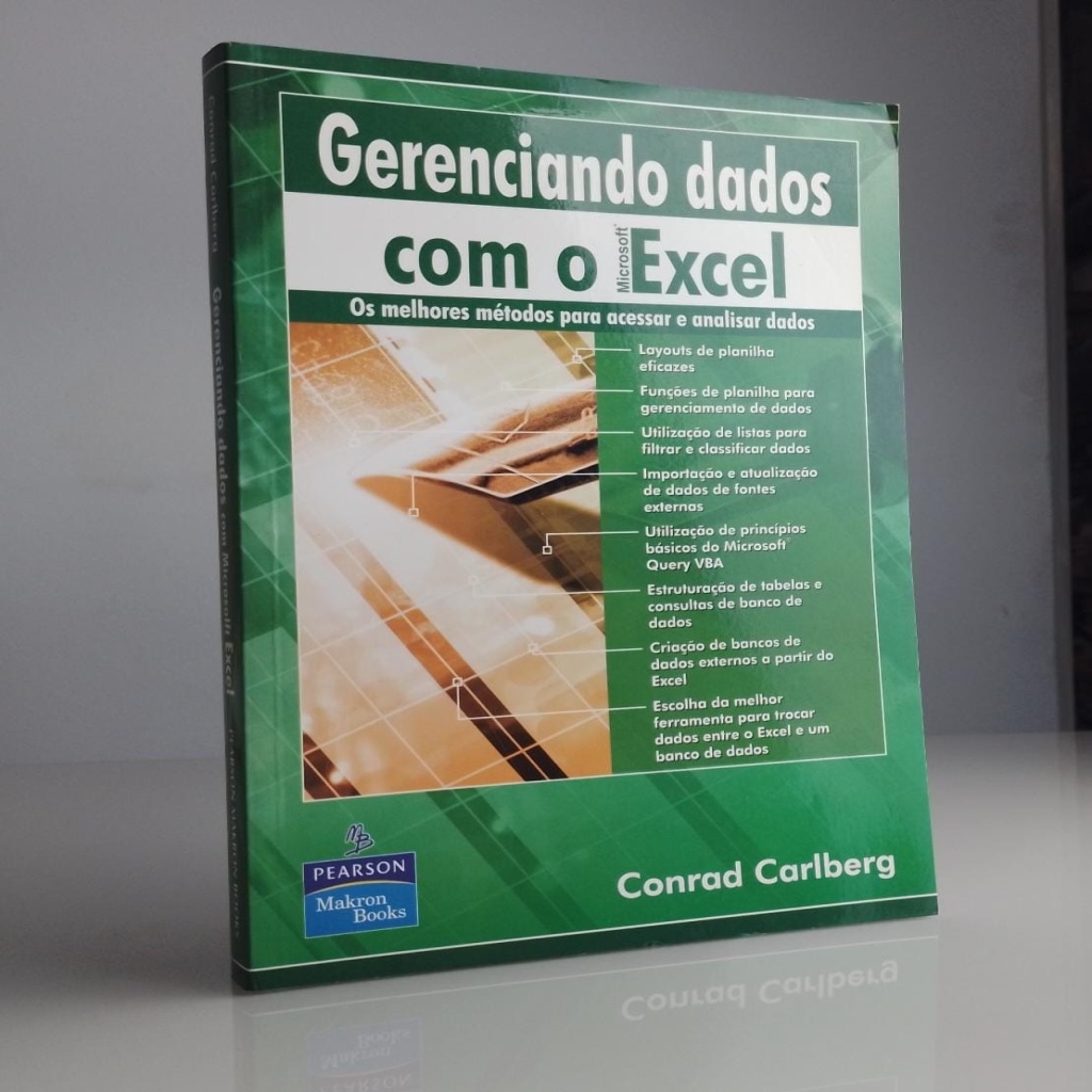 Gerenciando Dados com o Microsoft Excel autor Conrad Carlberg | Shopee ...