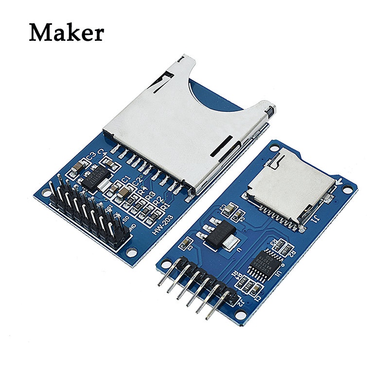 Módulo De Cartão Mini TF Micro SD Placa De Expansão De Armazenamento De ...