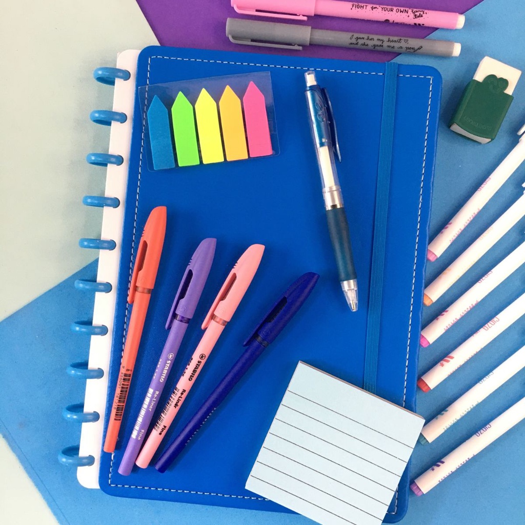 Kit Papelaria Combo Universitário Escolar | Shopee Brasil