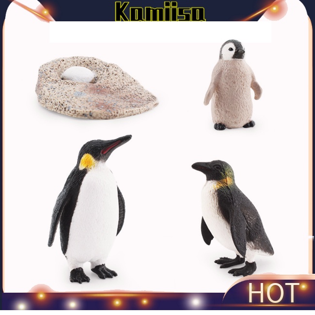 Kami Realistic Penguin Action Figures Ciclo De Crescimento Vida Modelo ...