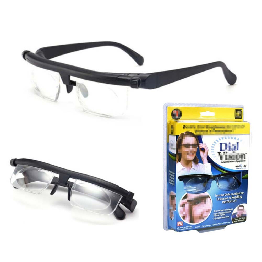 Adjustable Dial Variable Focus Glasses for Reading Distance Vision ...