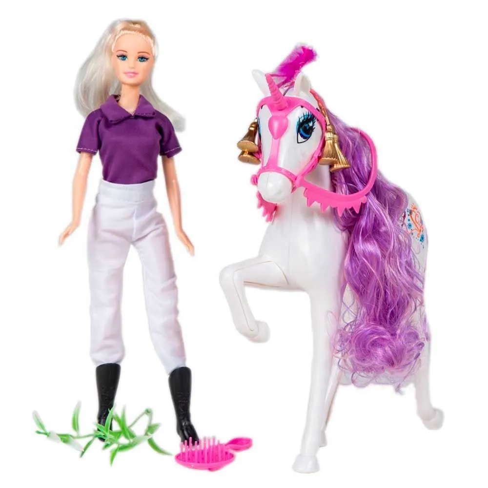 Boneca Helena com Cavalo Branco Toys HBR0291 | Shopee Brasil