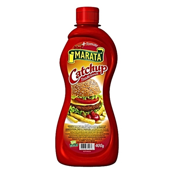 CATCHUP 400 GR BISNAGA MARATA TRADICIONAL | Shopee Brasil