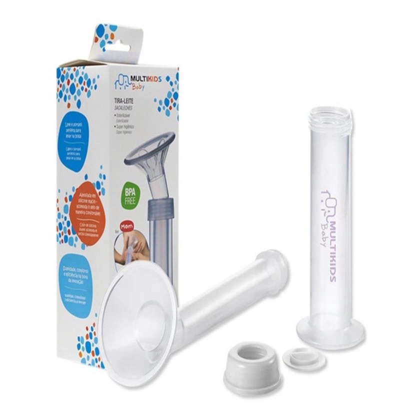 Extrator Coletor De Leite Materno Tira-leite Silicone Macio Multikids ...