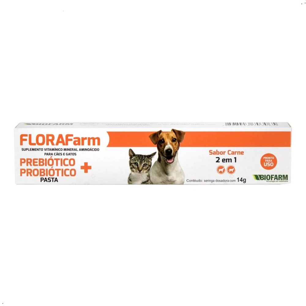 FloraFarm Suplemento Vitamínico Aminoácido Pasta 14g | Shopee Brasil
