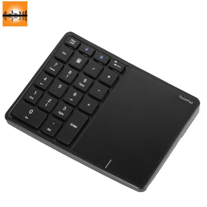 Teclado Numérico Mini 2.4G Bluetooth 22 Teclas Digital Com Touchpad ...