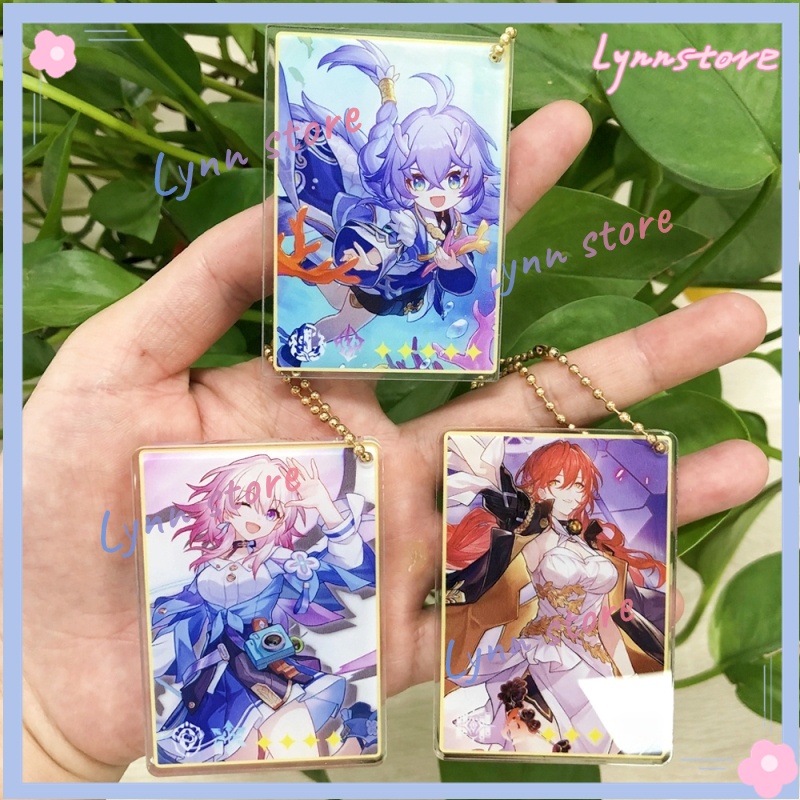 Chaveiro HONKAI STAR RAIL Game Keychain Yang Seele Serval Yanqing ...