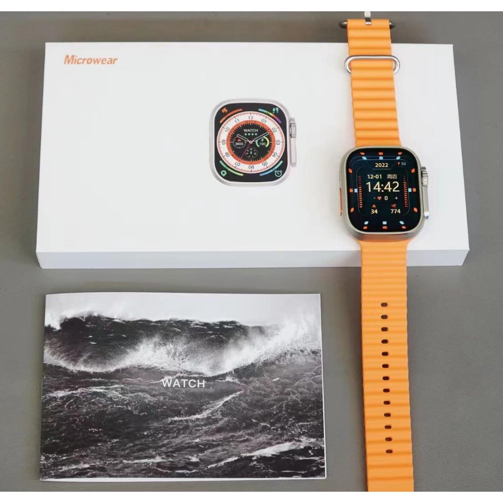 Smartwatch W68+ Ultra Series 8 Nfc Tela 2,02 Lancamento Novo | Shopee ...