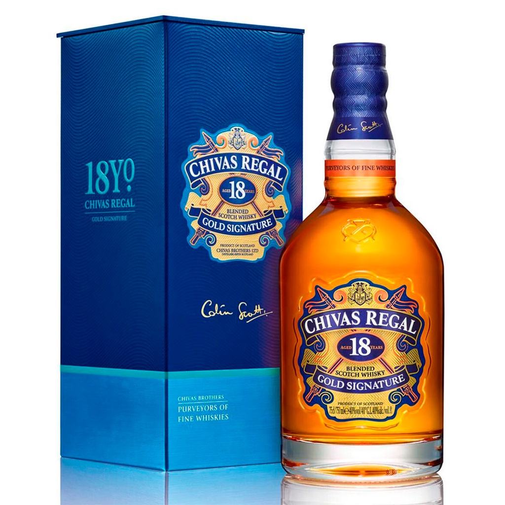 Whisky Chivas Regal 18 Anos 750ml | Shopee Brasil