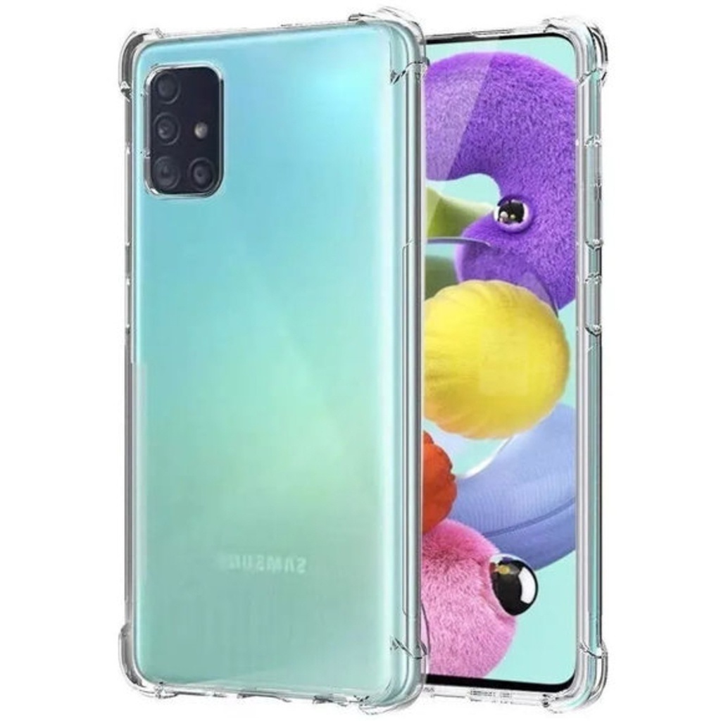 Kit 4 Capa Capinha Transparente Anti Impacto TPU Case Para Samsung Galaxy A01 A11 A10 A20 A30 ...