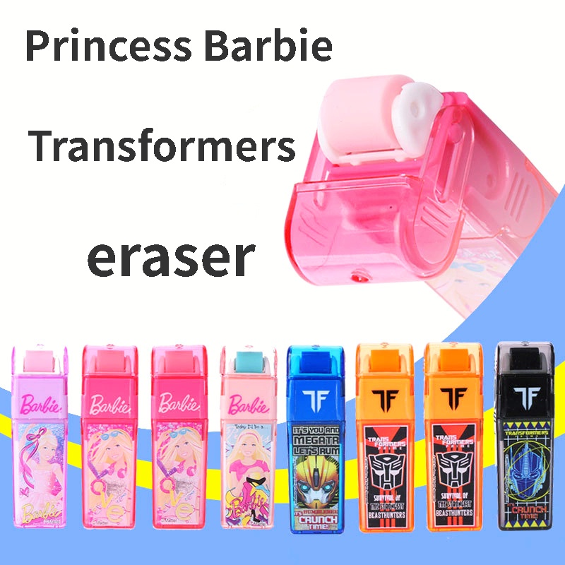Barbie Princess + Transformers Apagadores Criativos De Rolos Para ...