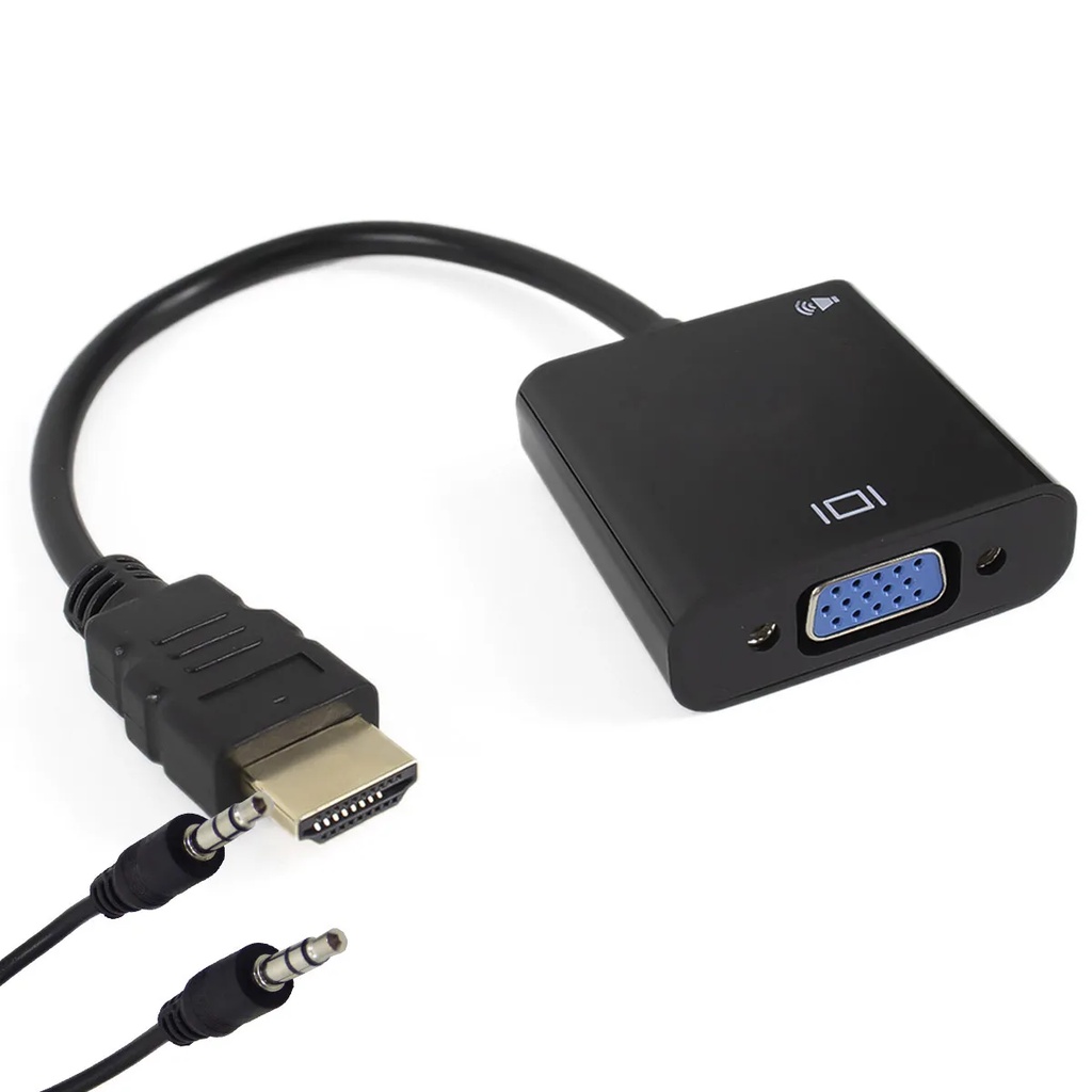 Cabo Adaptador Conversor HDMI Macho Para VGA | Shopee Brasil