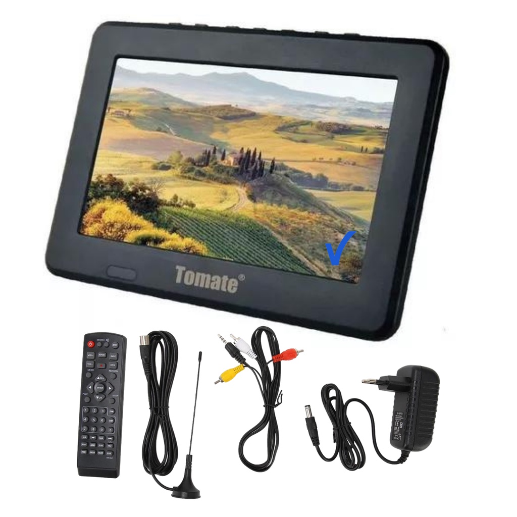 Tv Portátil Digital Monitor 7 Polegadas Hd Carro Viagem Usb MTM-707 | Shopee Brasil