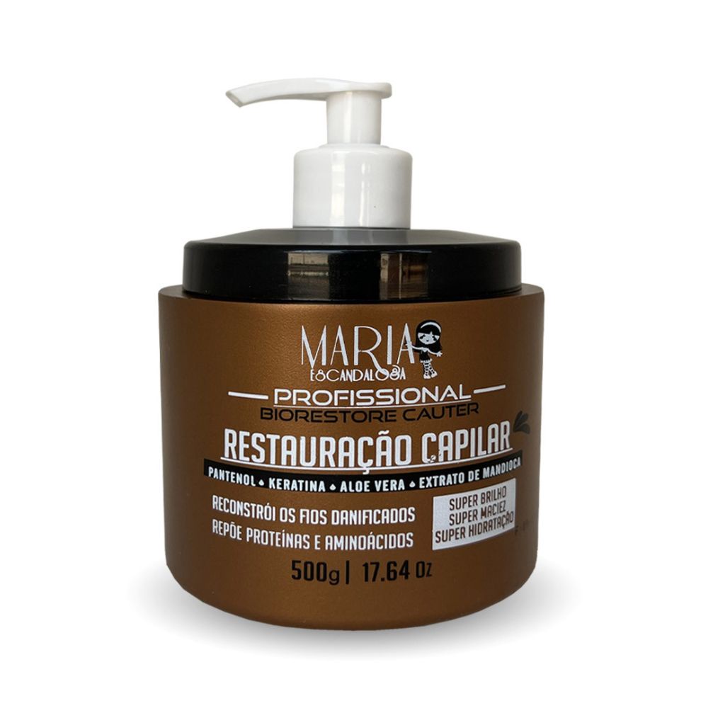 Restauração Capilar Maria Escandalosa Maria Escandalosa 500G | Shopee ...