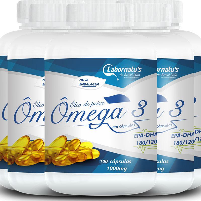 Kit 6 La - Omega 3 1Gr 100 Capsulas | Shopee Brasil