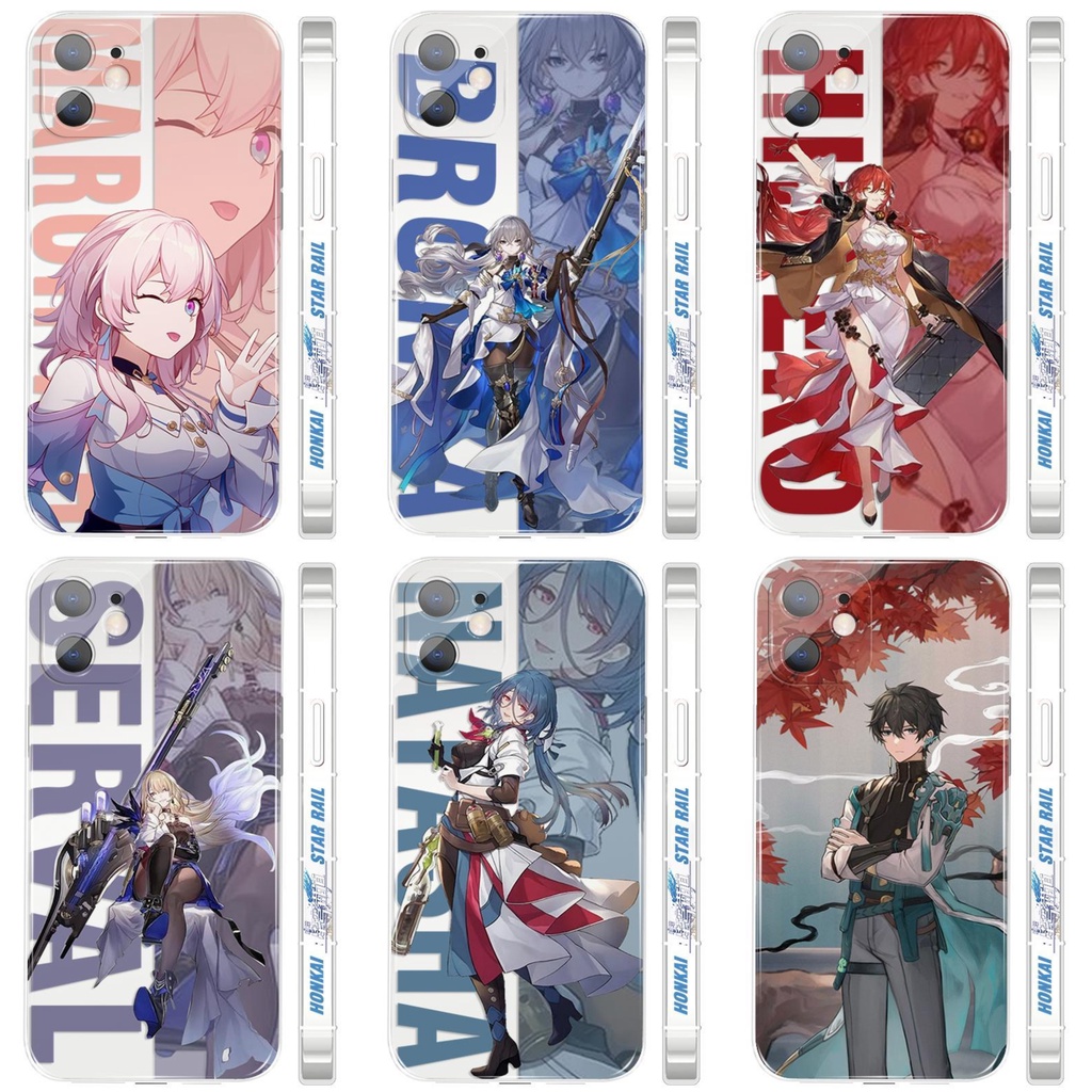 Honkai:Star Rail phone case March 7th Transparent shell Himeko Custom ...