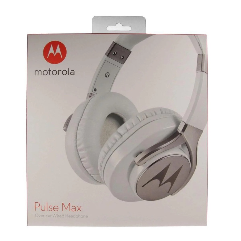 Fone de Ouvido Motorola Pulse Max com Microfone Branco | Shopee Brasil