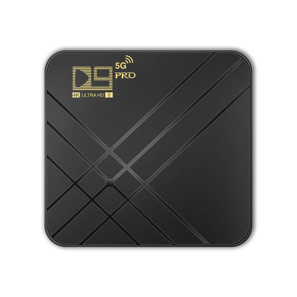 D9 PRO 5G Android Caixa de TV 2.4G5G Rede Set-top Box 4K Player WEQG ...