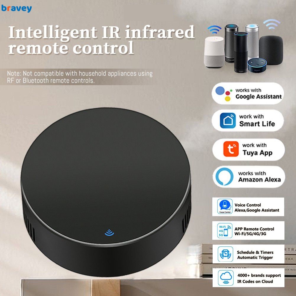 Tuya Alexa Diy Smart Voice Control Wi-fi Infrared Ir Remote Control ...
