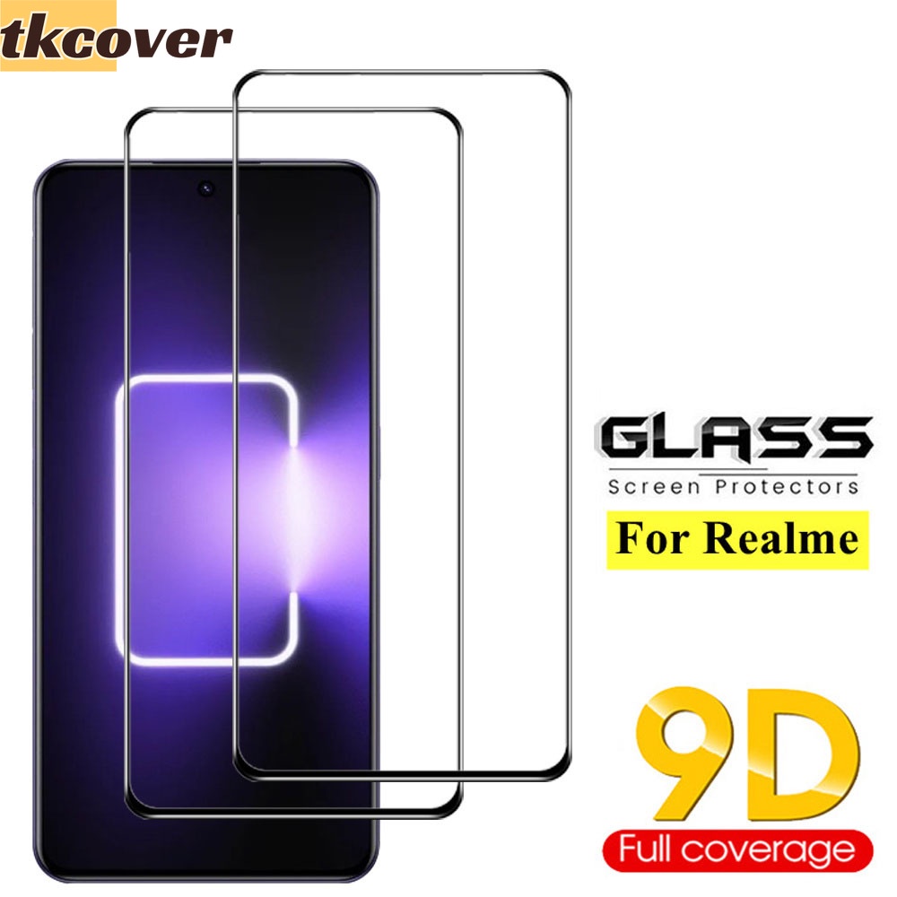 Cobertura Completa Todos Os Vidros Temperados Com Cola Para Realme GT Neo 5 SE 3 3T 2 2T 2 GT3 2 ...