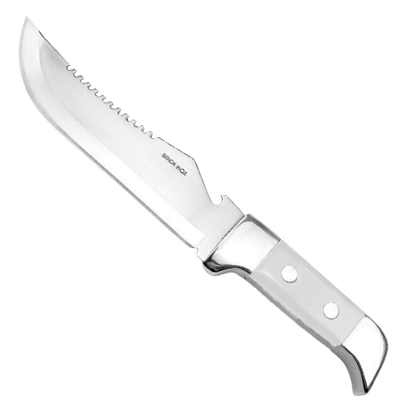 Faca Bianchi Esportiva Alumínio/Acrílico Branco (29,5cm) | Shopee Brasil