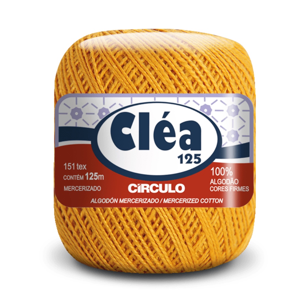 Linha Cléa 125 - Cor 7030 - Mostarda | Shopee Brasil