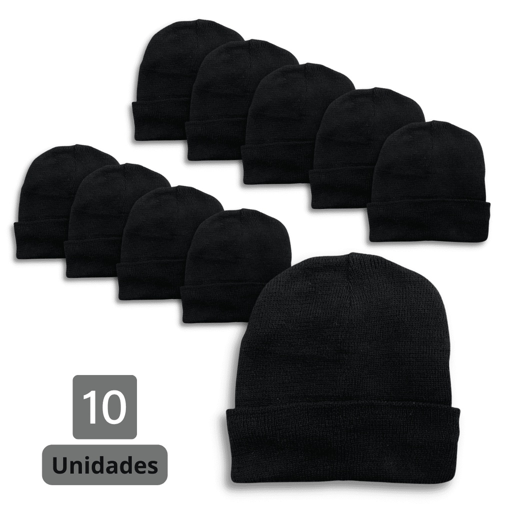 Touca Gorro Tradicional preta | Shopee Brasil