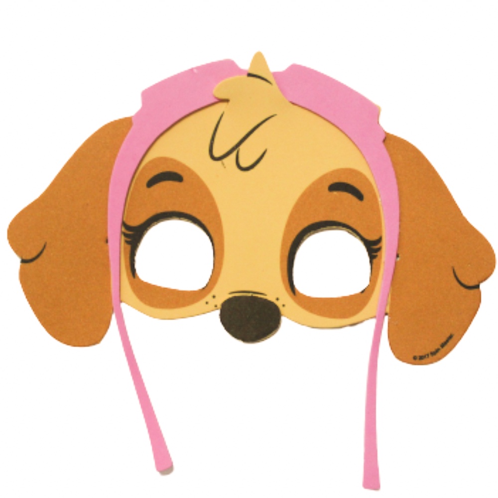 Mascara Festa Patrulha Canina Skye Mais resistencia 22cm | Shopee Brasil
